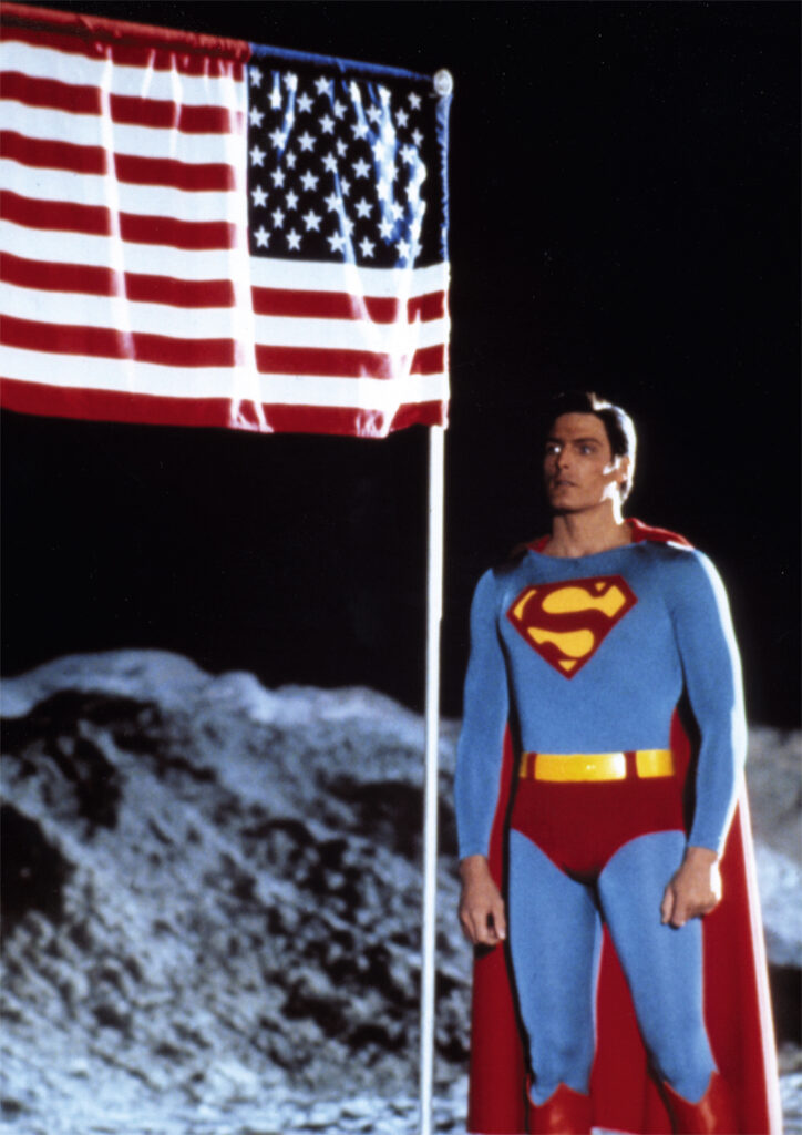Christopher Reeve SUPERMAN new poster Flag - Hokey Cokey