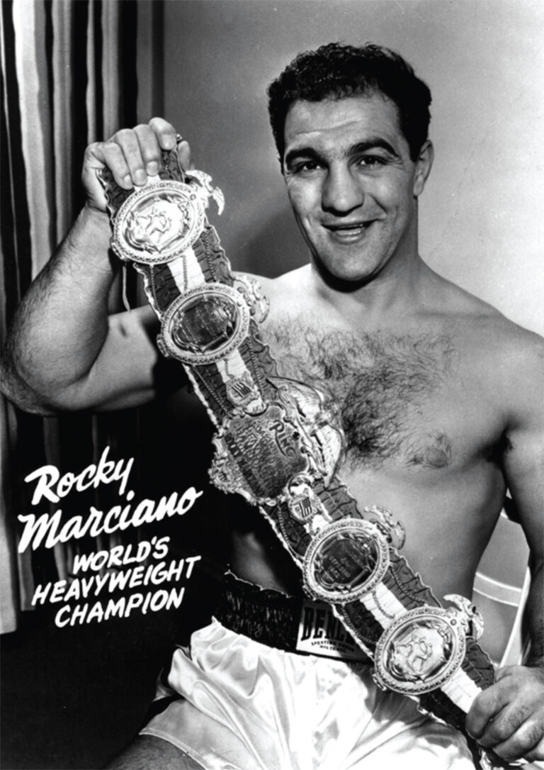 Rocky Marciano Great New Boxing Poster Words - Hokey Cokey