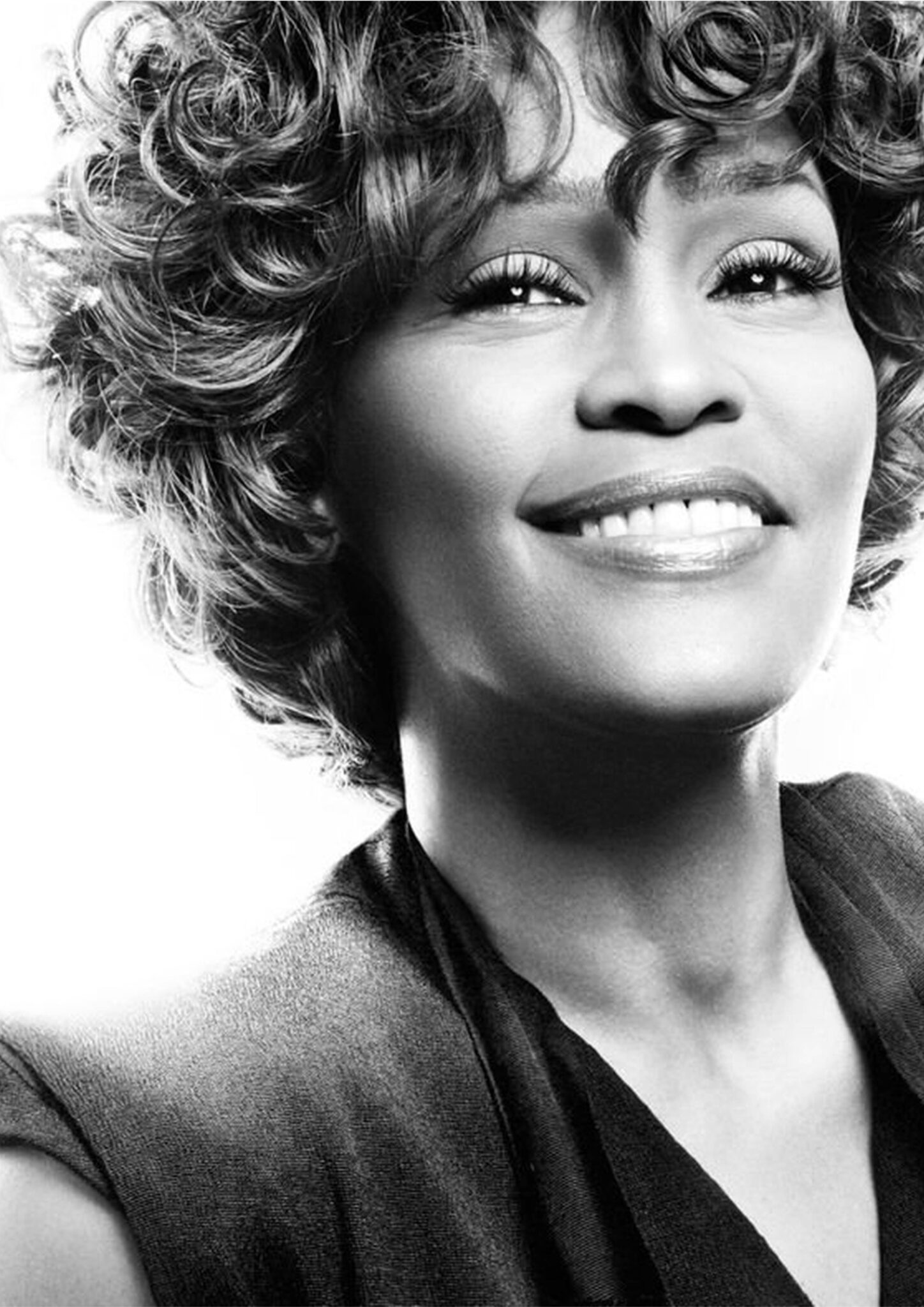 Whitney Houston beautiful BW Poster - Hokey Cokey
