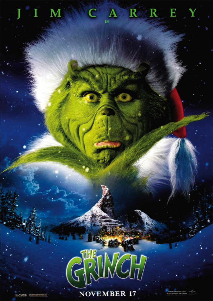 Dr Seuss How the Grinch Stole Christmas Repro Film Poster - Hokey Cokey