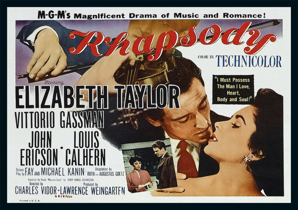 Elizabeth Taylor Rhapsody Repro Film POSTER - Hokey Cokey