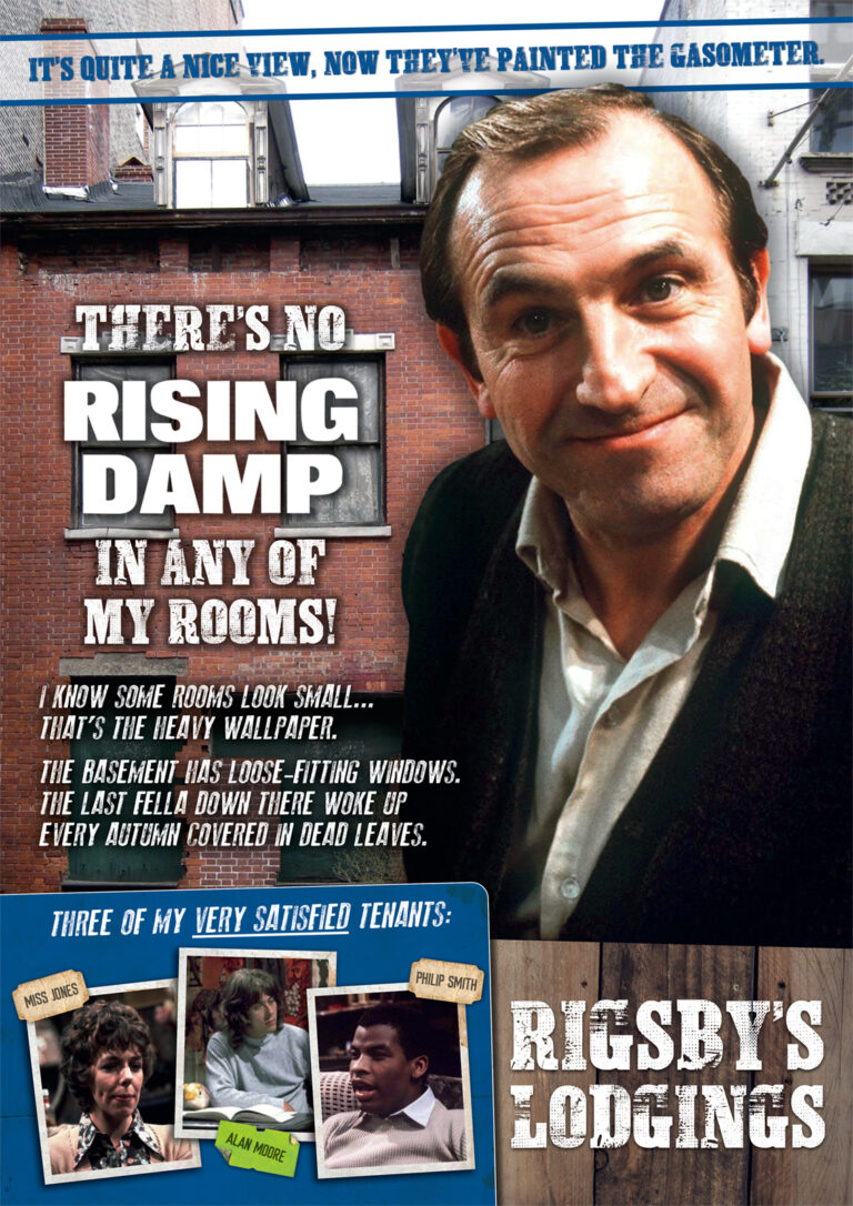 Rising Damp TV Show Rigsby Great New Advert A3 POSTER - Hokey Cokey